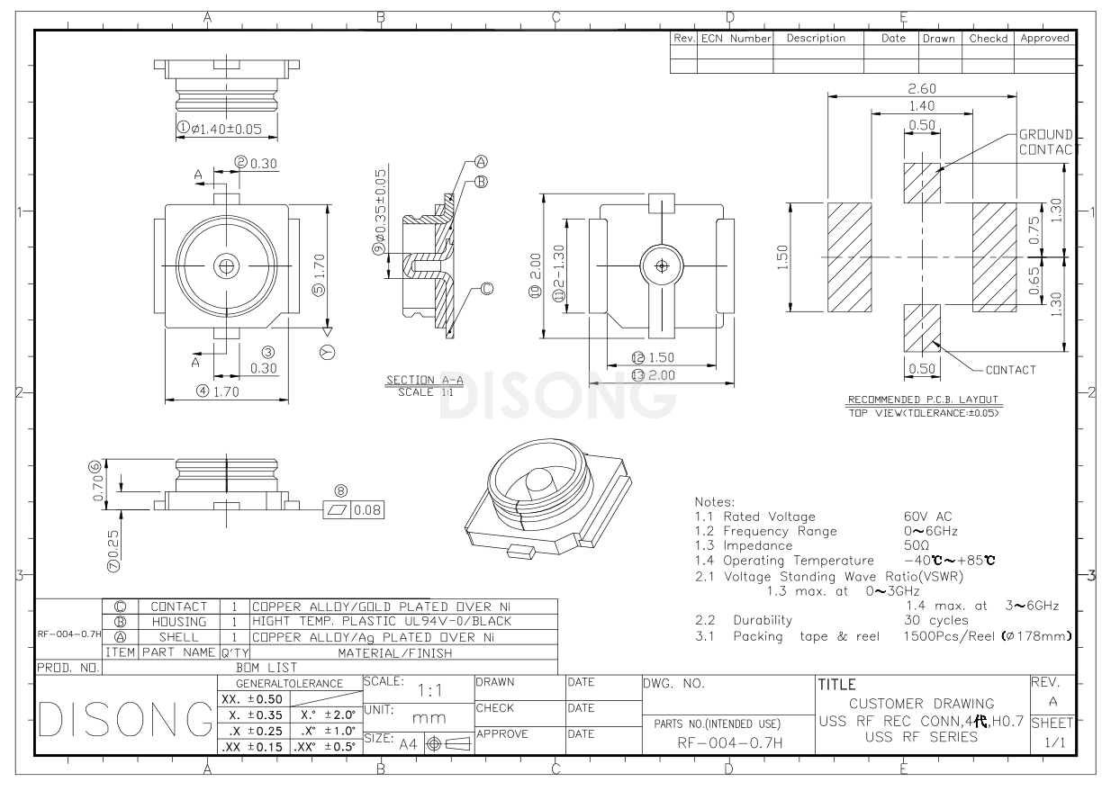 RF-004-0.7H_迪松电子【迪克松】